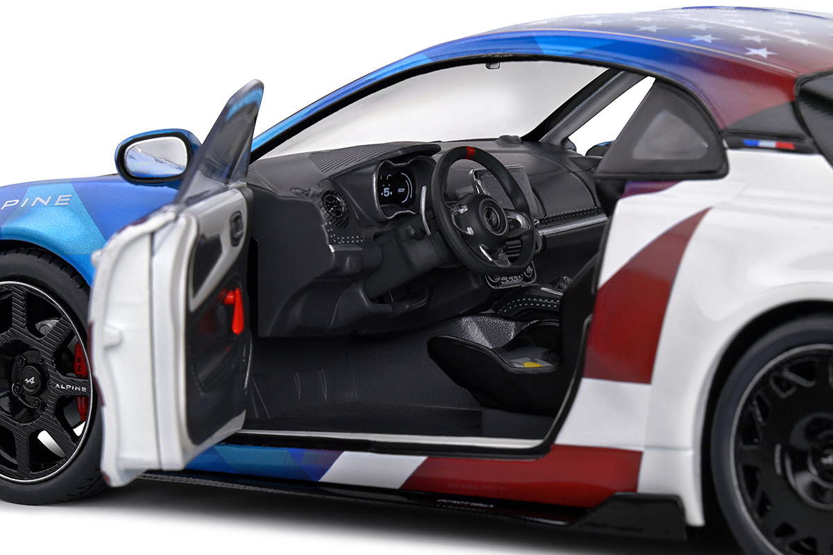 Voiture miniature Alpine A110R US Livery 2023 S1801627 Solido 1:18 ...