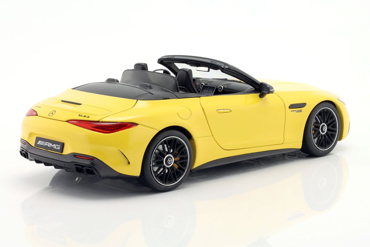 Modellauto Mercedes-Benz AMG SL 63 4Matic+ (R232) sun yellow iScale 1: ...