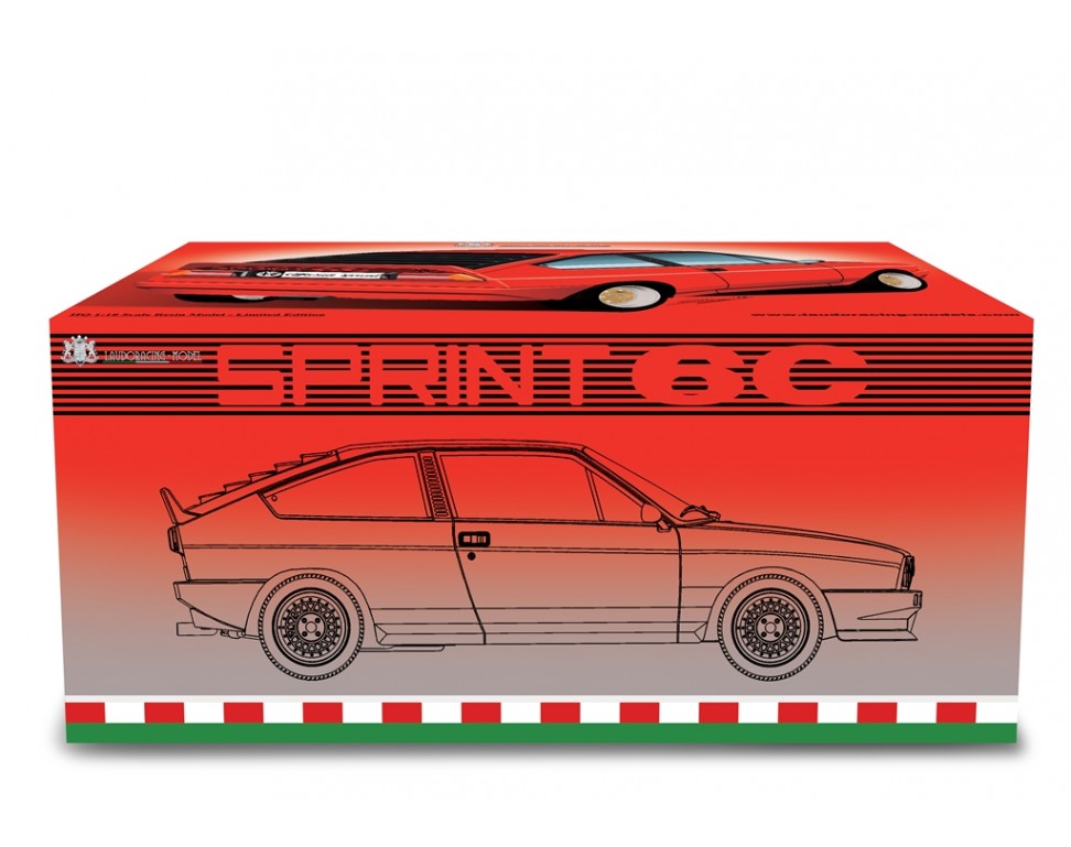 Voiture miniature Alfa Romeo Sprint 6C Prototipo Autodelta 1982 Rosso ...