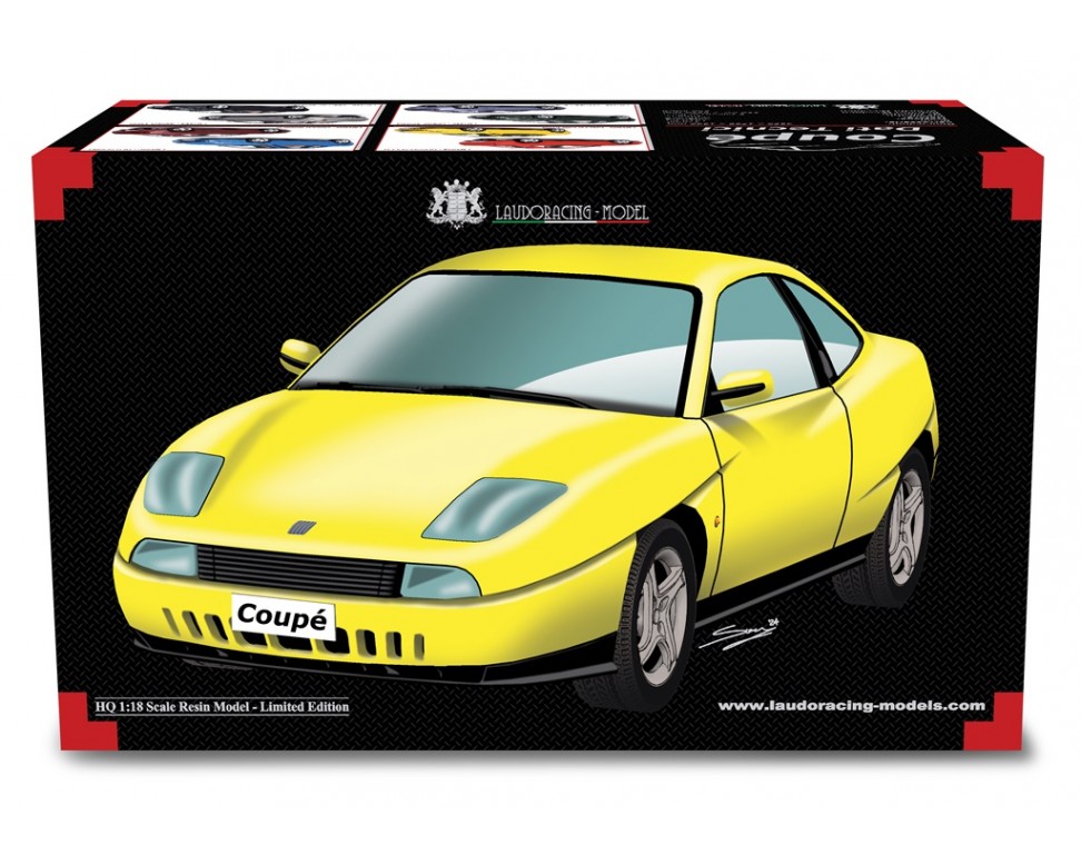 Modellauto Fiat Coupé 2.0 Turbo 20v 1996 Rosso Speed Laudoracing 1:18 ...