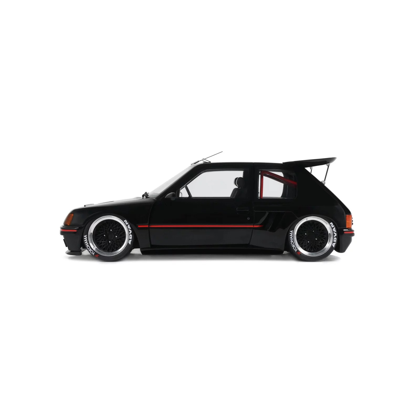 Modellauto PEUGEOT 205 KHYZYL SALEEM BLACK 2018 "Otto Project Car" OttO ...